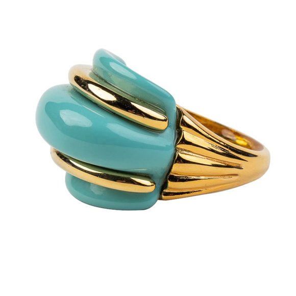 Kenneth Jay Lane | Jewelry | Kenneth Jay Lane Gold And Tortoise Double ...
